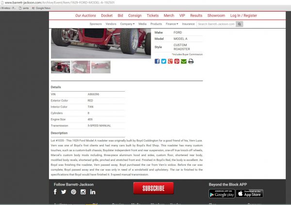 The Truth about the 1929 Roadster Dave Kindig Sold at Barrett-Jackson ...